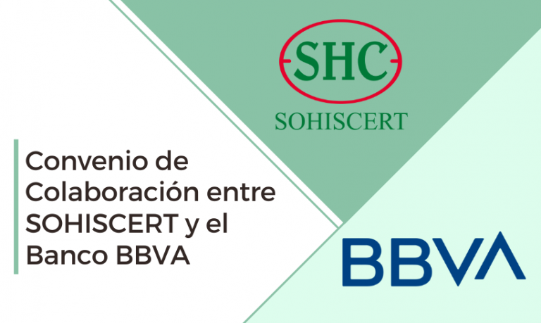 Convenio de Colaboración entre SOHISCERT y el Banco BBVA - SOHISCERT